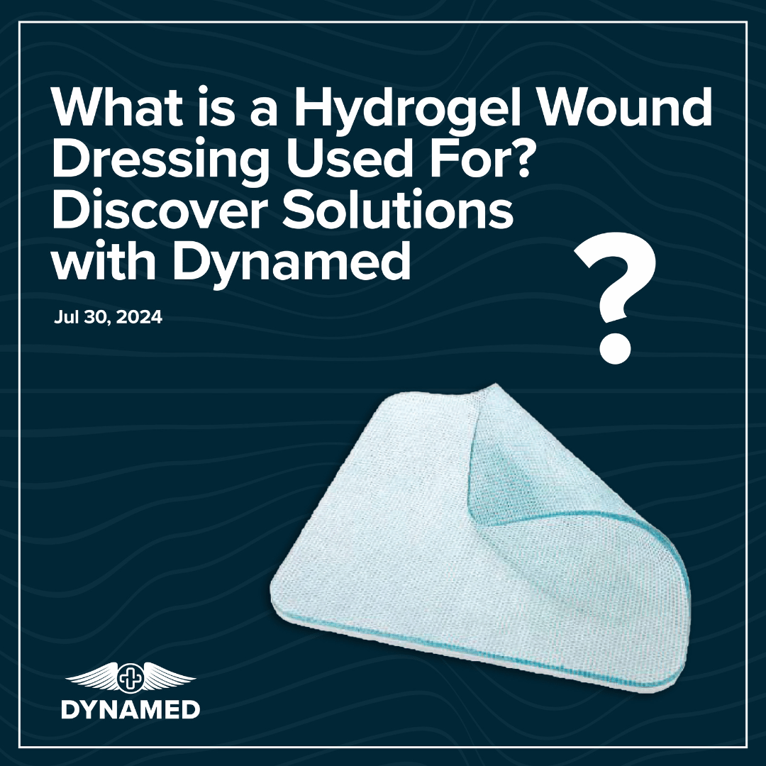 What is a hydrogel wound dressing used for?
